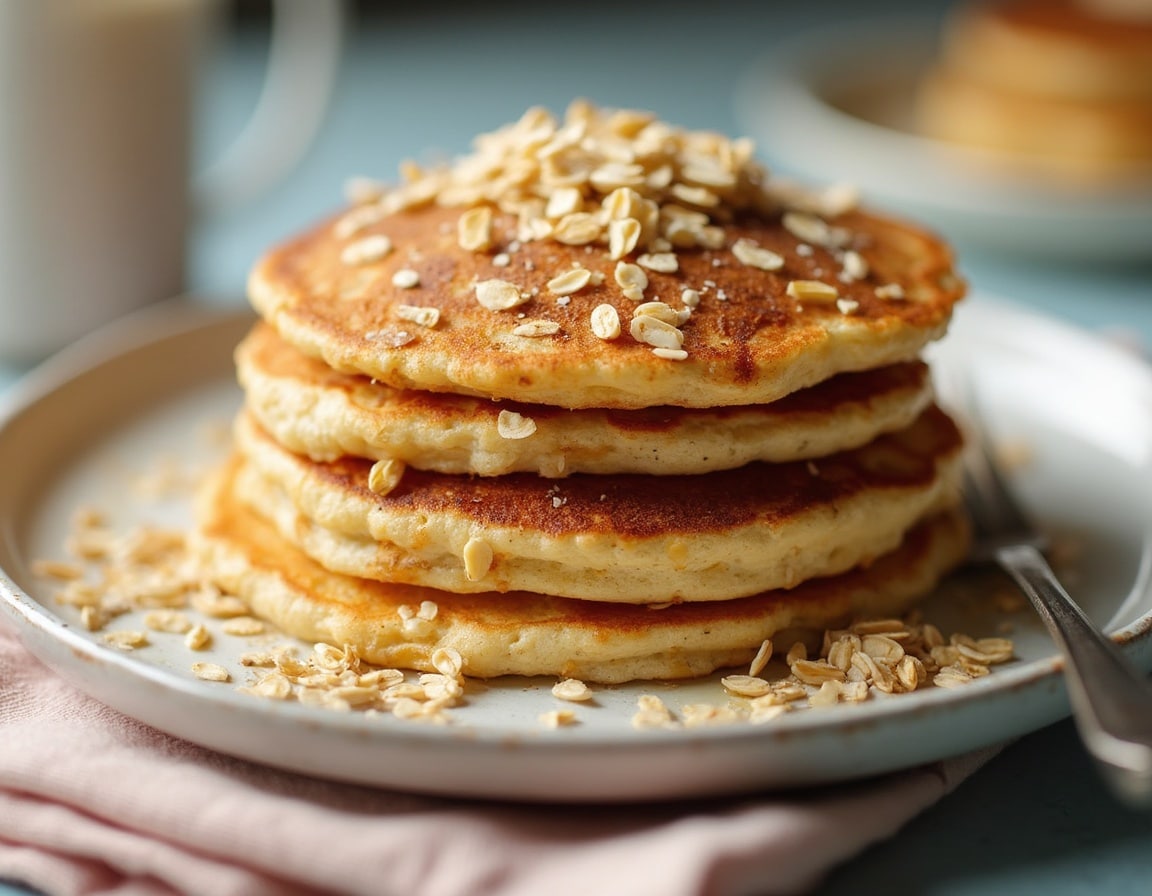 Rețetă clătite proteice cu iaurt, ovăz și semințe mixte - Kindora