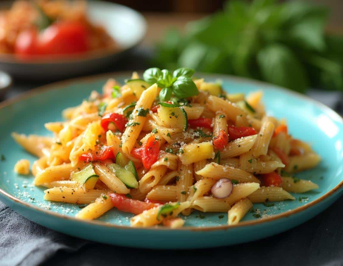 Rețetă paste integrale cu legume